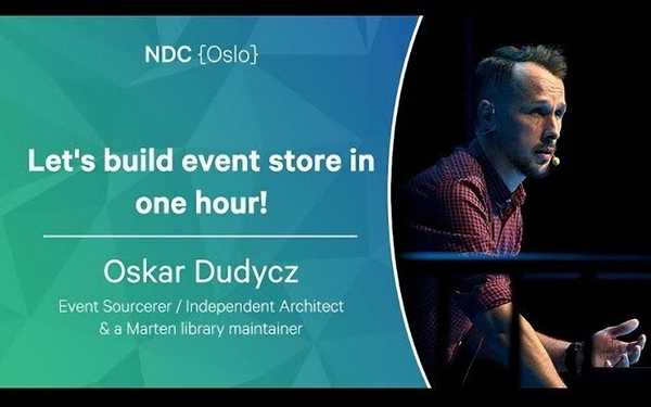 Let's build event store in one hour! - Event-Driven.io